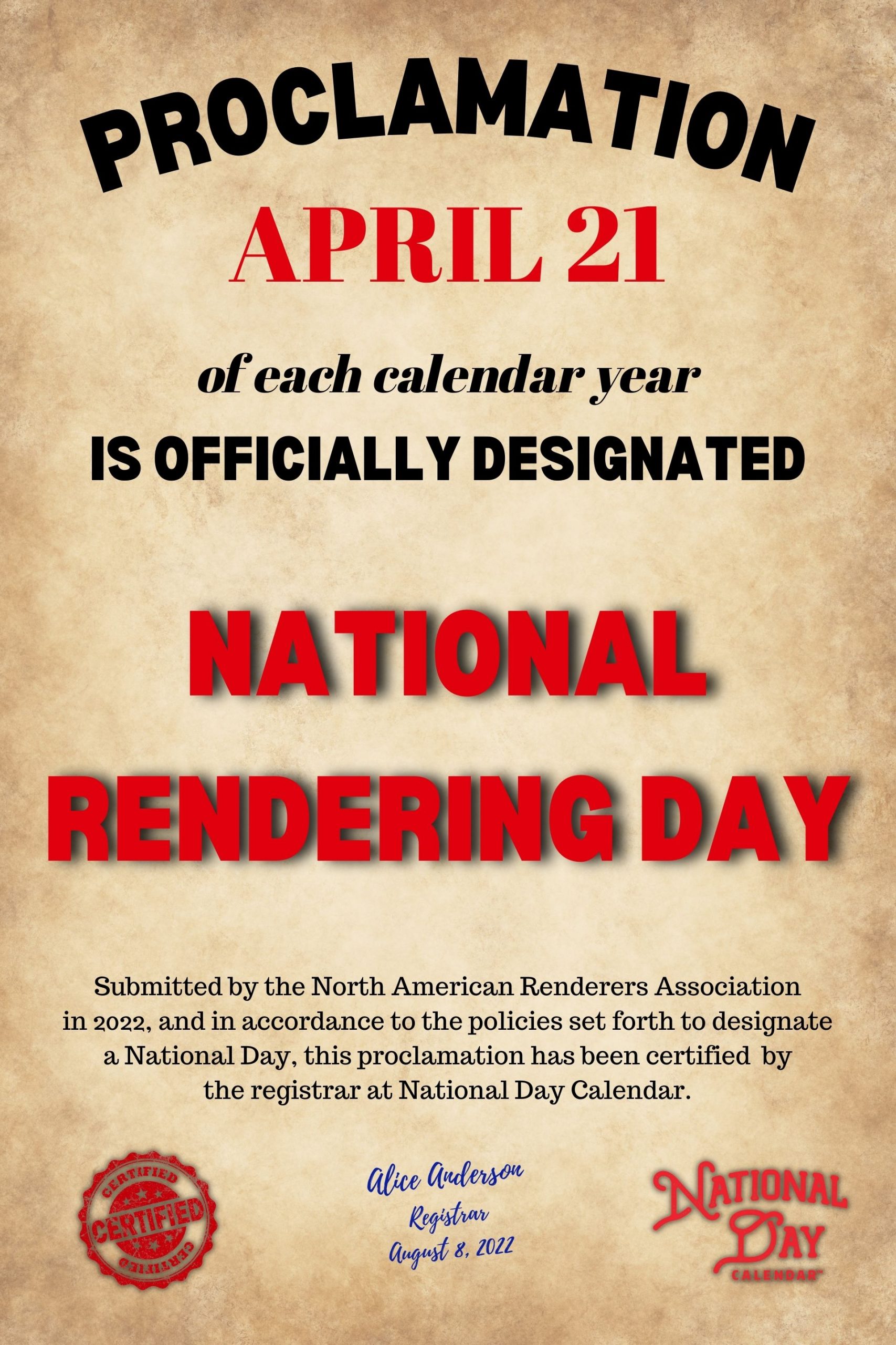 The First National Rendering Day - North American Renderers Association